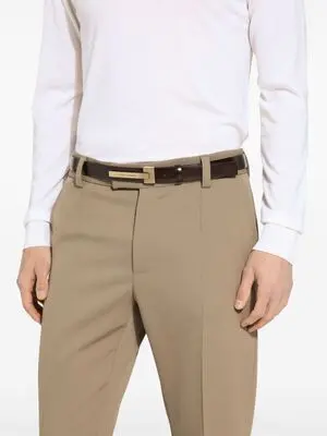 Dolce & Gabbana Leather Belt - Brown