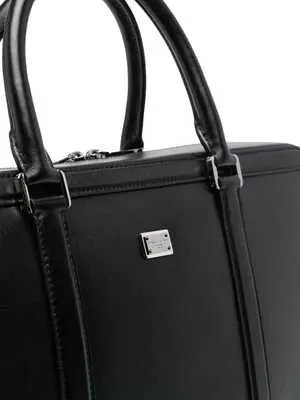 Dolce & Gabbana Leather Briefcase - Black