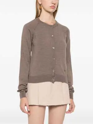 Moschino Open-back Cardigan