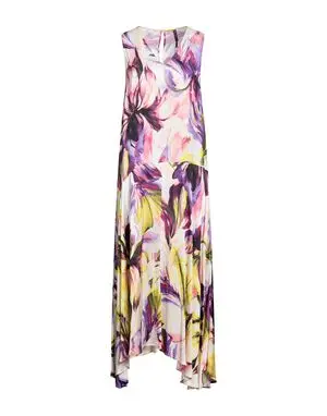 MANILA GRACE Midi Floral-print Dress