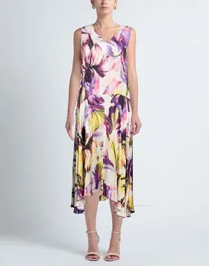 MANILA GRACE Midi Floral-print Dress