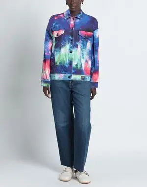 Versace Denim Trucker Jacket - Purple