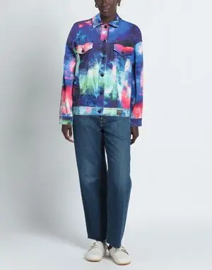 Versace Denim Trucker Jacket - Purple