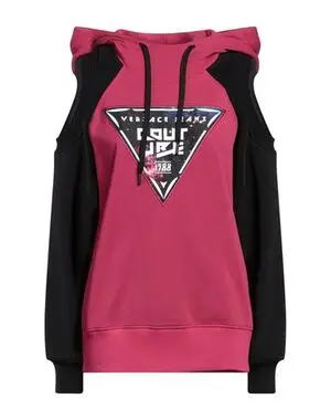 Versace Cotton Blend Sweatshirt - Garnet