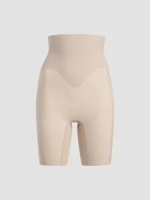 Commando Zone Smoothing High-waisted Shorts - Beige