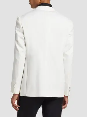 SAKS FIFTH AVENUE Collection Wool Single-breasted Blazer