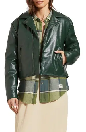 Brixton The Faux Leather Moto Jacket