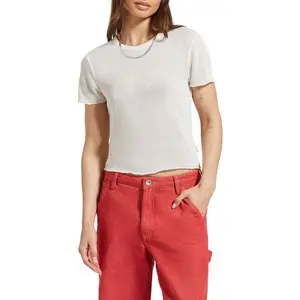 Brixton Semisheer Knit Top - Off White
