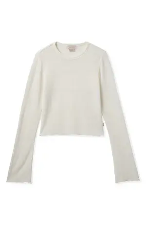 Brixton Semisheer Knit Long-sleeve Top