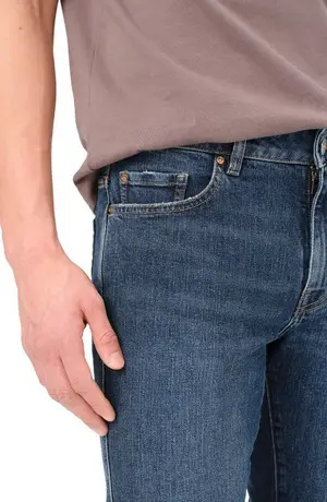 Warp + Weft Ams Slim Fit Jeans - Blue Slate