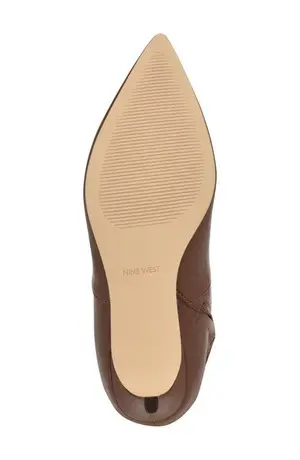 Nine West Sirena Pointed Toe Knee High Boots - Medium Brown