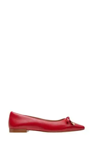 Linea Paolo Nicolis Leather Flats - Lipstick Red