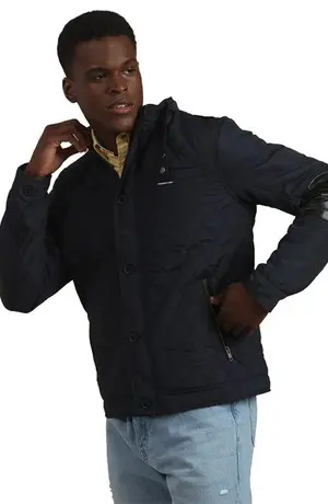 MEMBERS ONLY Belmont Quilted Jacket - Navy