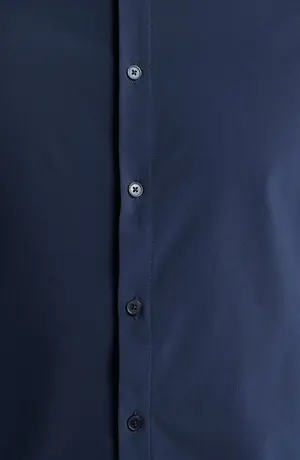 Mizzen+main Leeward Solid Blue Button-up Shirt