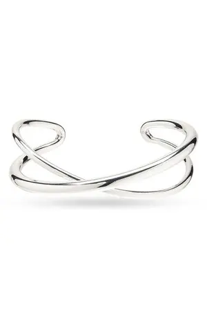 Nordstrom Crossover Cuff Bracelet - Silver