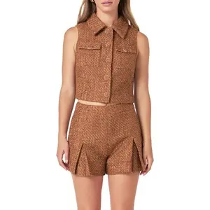 Endless Rose Tweed Vest