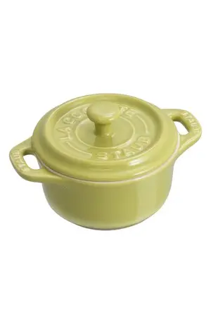 STAUB 6-piece Mini Ceramic Round Cocotte Set