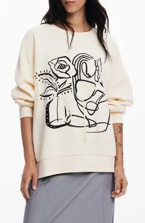 Desigual Patch Sweatshirt