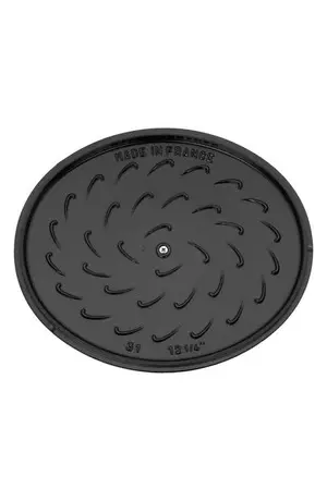 STAUB 6.25-quart Enameled Cast Iron Shallow Oval Dutch Oven