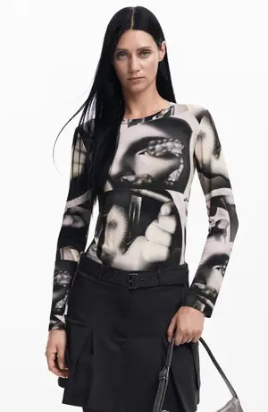 Desigual Surrealismo Long Sleeve T-shirt