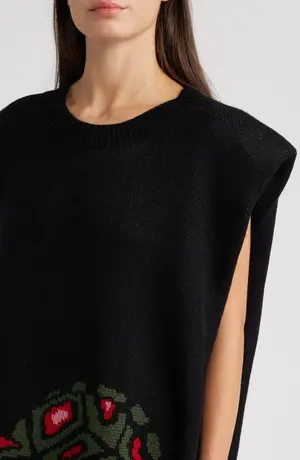 DRESSED IN LALA Big Reputation Oversized Maxi Sweater Dress