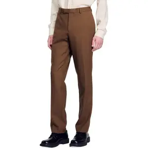 Sandro Classic Fit Wool Suit Trousers