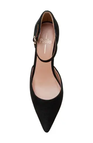 Linea Paolo Carey Ankle Strap Pumps - Black