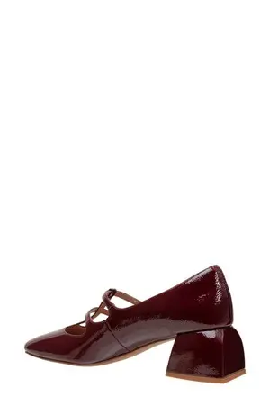 Linea Paolo Maurice Mary Jane Pump - Burgundy