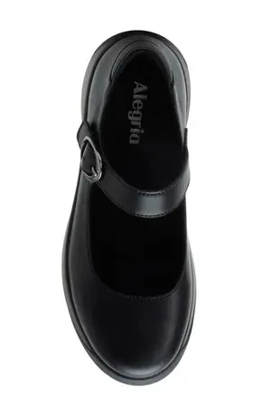 ALEGRIA BY PG LITE Jazmine Mary Jane Shoe - Black Nappa
