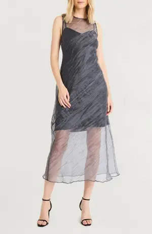 LUXELY 2-piece Organza Slipdress