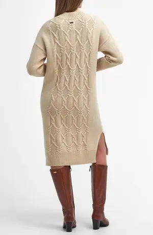 Barbour Elisha Long Sleeve Wool Blend Sweater Dress