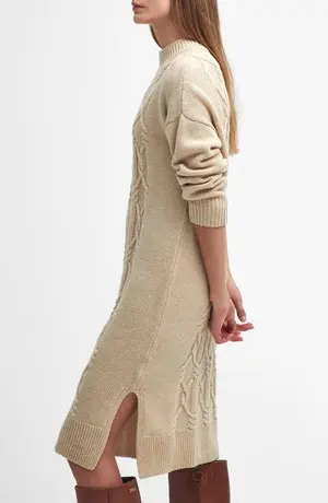 Barbour Elisha Long Sleeve Wool Blend Sweater Dress