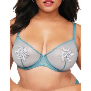 ADORE ME Alyshia Unlined Demi Bra Light Blue