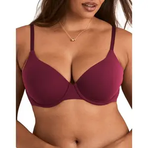 ADORE ME Janelle Contour Demi Bra - Dark Red