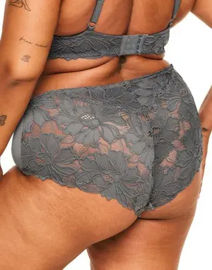 ADORE ME Teagan Shortie Panties - Dark Grey