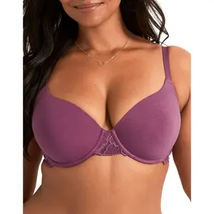 ADORE ME Teagan Contour Full Coverage Bra Dark Purple