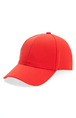 Nordstrom Adjustable Baseball Cap - Red Fiery