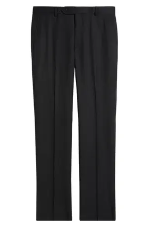 Samuelsohn Roica Flat-front Straight Leg Dress Pants