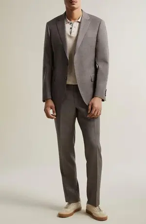 Samuelsohn Wool Sharkskin Suit