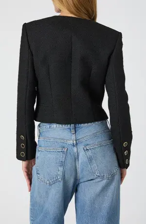 French Connection Tweed Jacket With Button Details