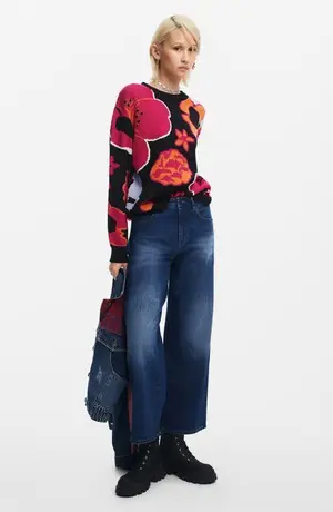 Desigual Aimar Wide Leg Jeans