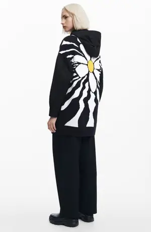 Desigual Floral Padded Coat