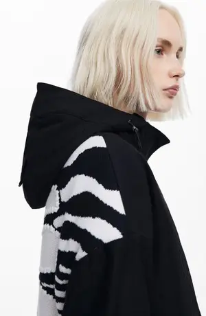 Desigual Floral Padded Coat