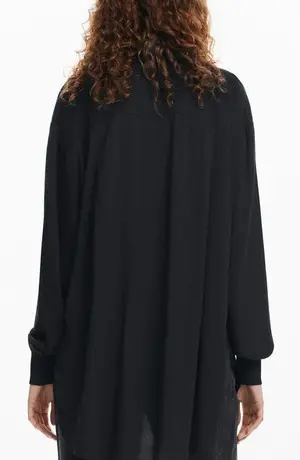 Desigual Sequin Fringe Pocket Shirt