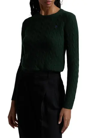 Polo Ralph Lauren Julianna Cable-stitch Wool & Cashmere Sweater