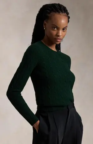 Polo Ralph Lauren Julianna Cable-stitch Wool & Cashmere Sweater