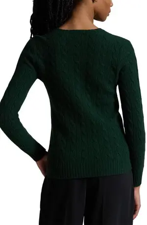 Polo Ralph Lauren Julianna Cable-stitch Wool & Cashmere Sweater