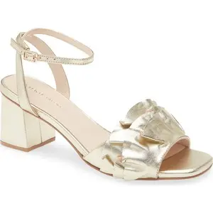 KOKO + PALENKI Serenity Sandals - Gold Metallic Leather