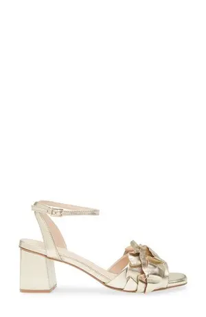 KOKO + PALENKI Serenity Sandals - Gold Metallic Leather