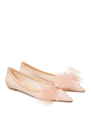 STUART WEITZMAN Blushing Bow Flats